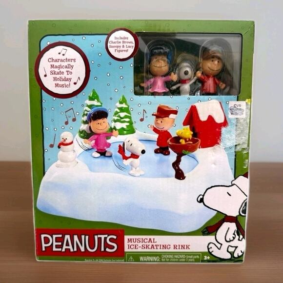Peanuts Just Play | Holiday | Peanuts Holiday Musical Iceskating Rink ...